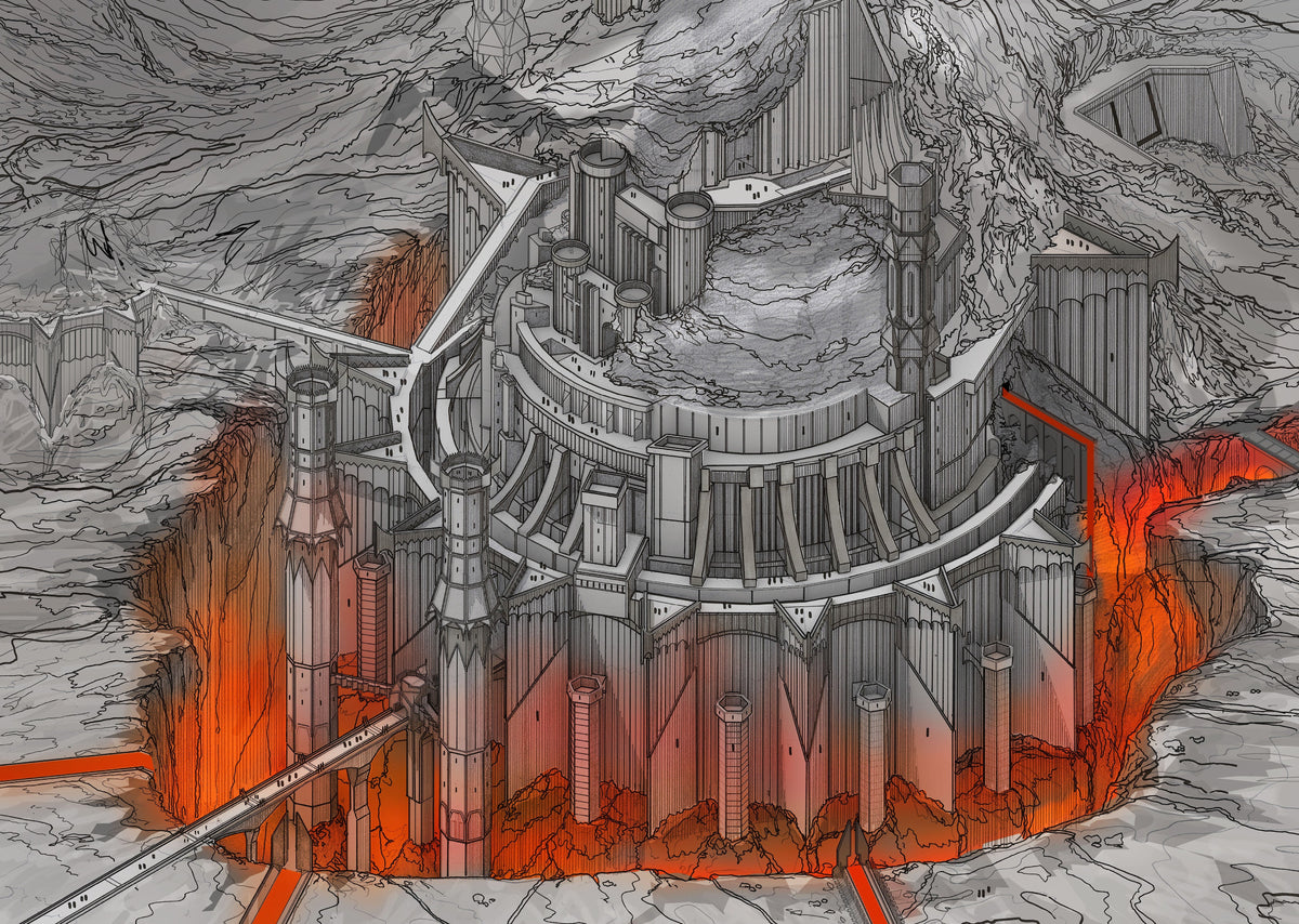 Barad-Dûr Illustration – Peter Wheatcroft Art